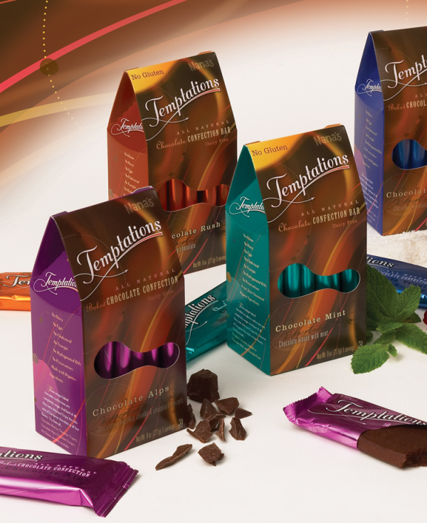 Temptations Logotype and Packaging - Jeff Kahn