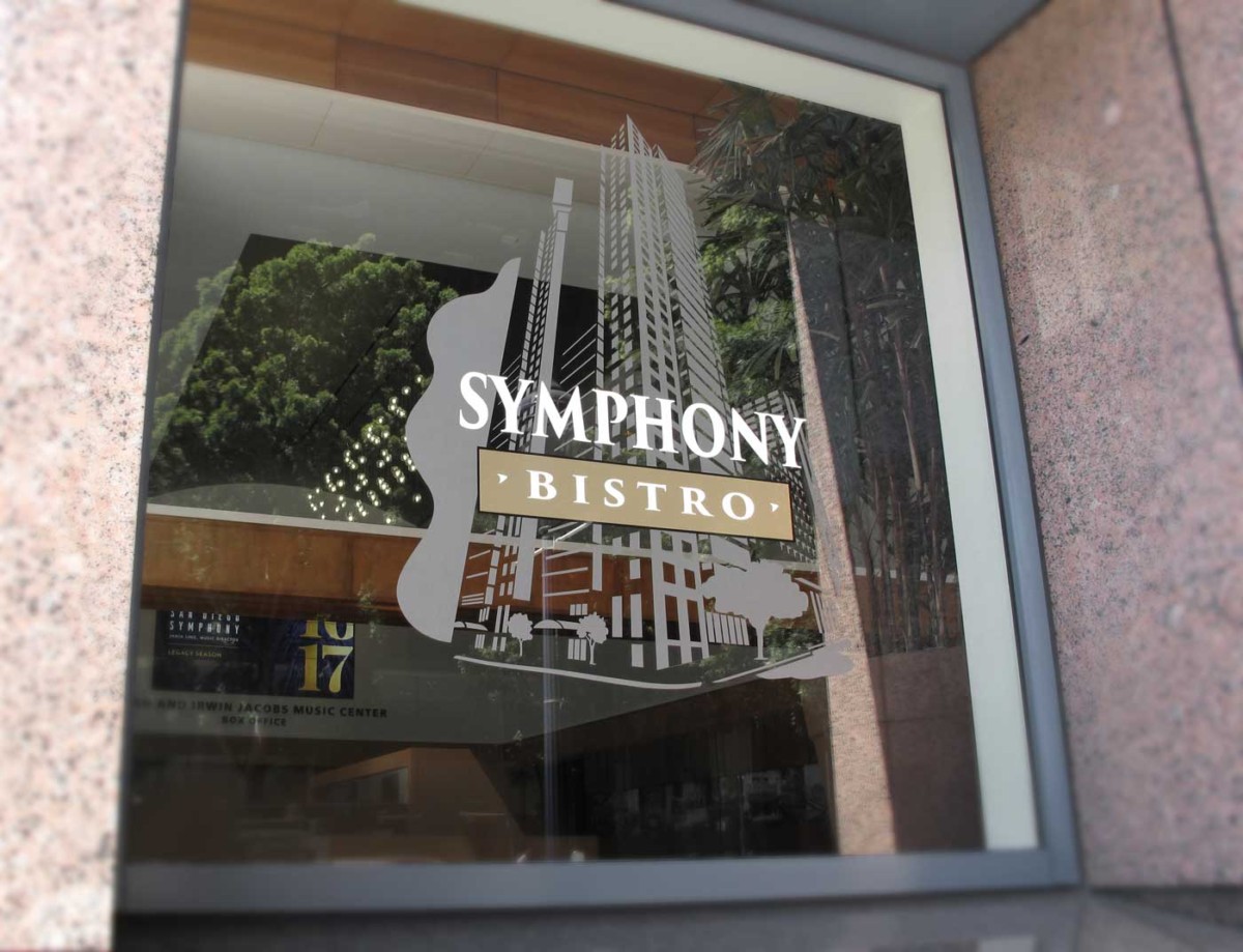 Symphony Bistro - Restaurant logo, menus, and signage - Jeff Kahn